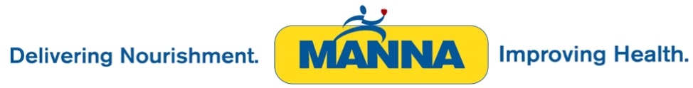 MANNA - Delivering Nourishment. Improving Health.